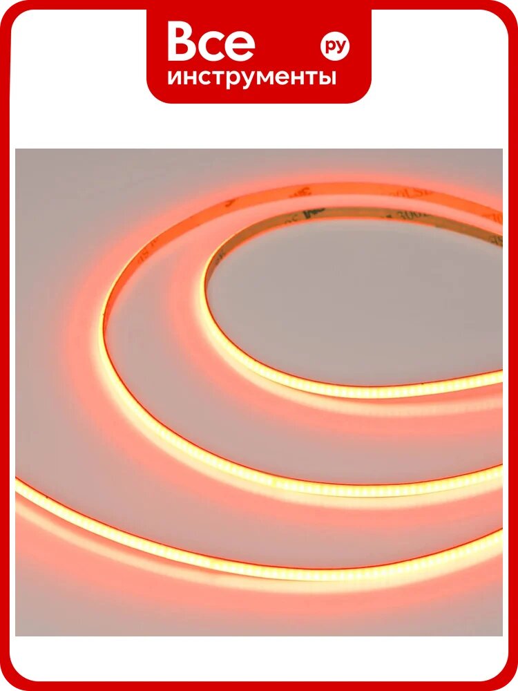 Светодиодная лента Arlight COB-X480-4mm 24V, Orange, 5м 046909
