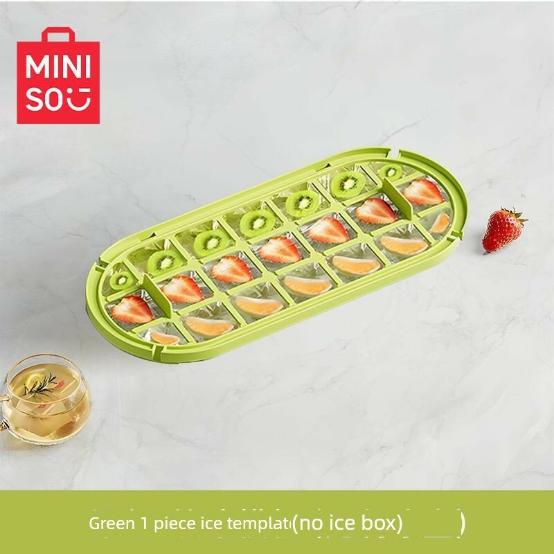 Формочка для льда Miniso, пищевая, для домашнего использования, контейнер для приготовления и хранения льда, лоток для