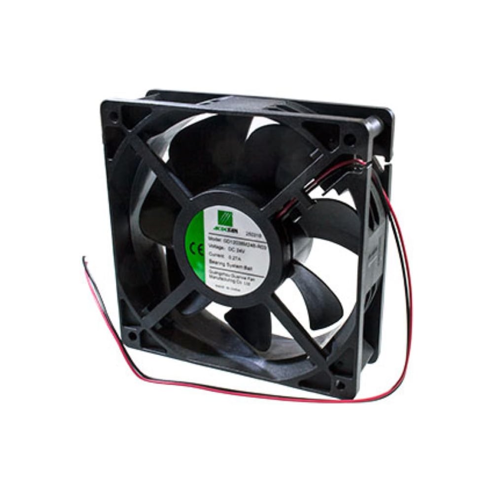 Вентилятор осевой ACDCFAN GD12038M24B-R03 120*120*38 мм, DC 24V, подшипник качения, 3500 об/мин 134.28СFM, 50.3 dB(A) 2 провода GD12038M24B-R03 2017105404