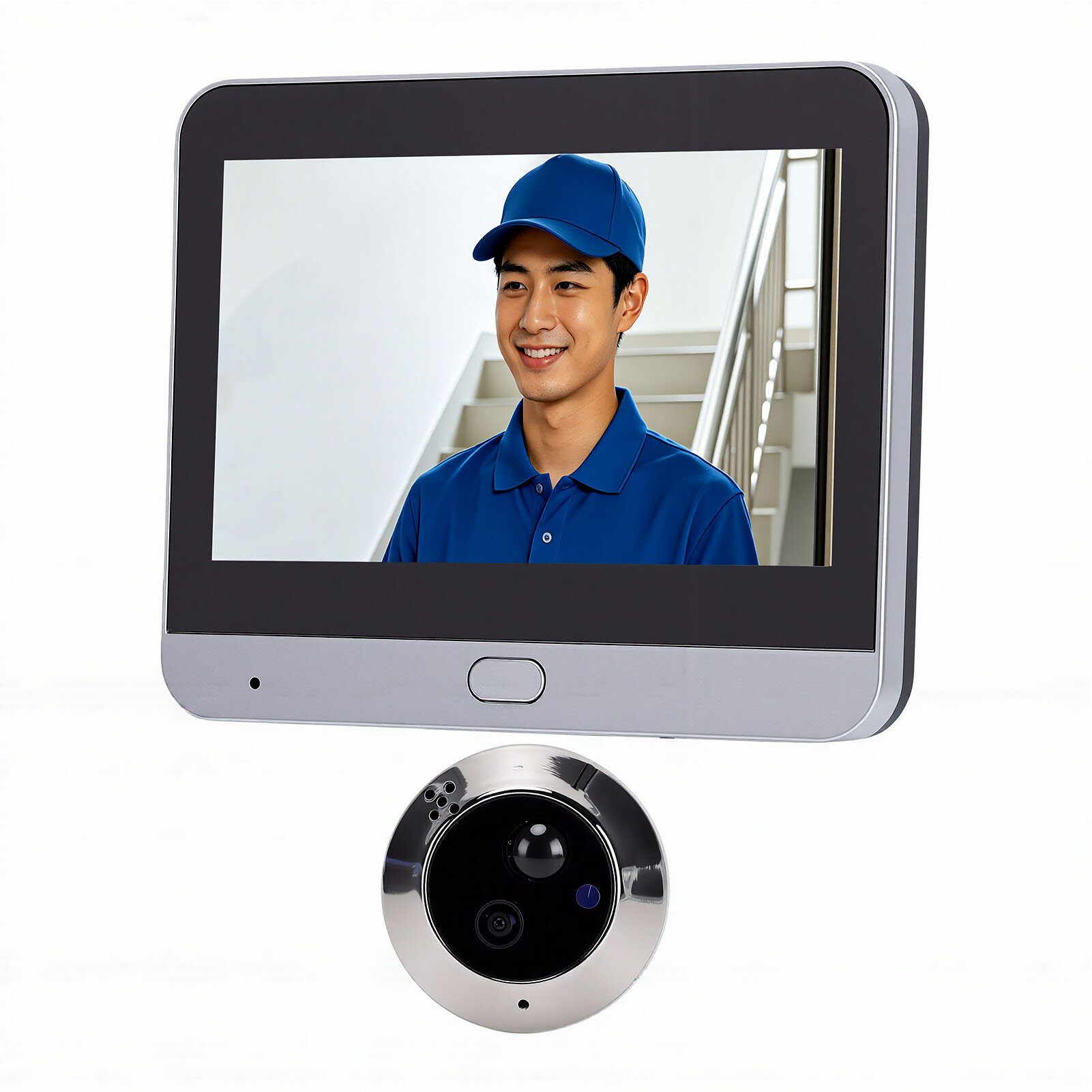 Умная видеоняни с функцией двустороннего аудио, 1080P, WiFi, 120°, для дома
