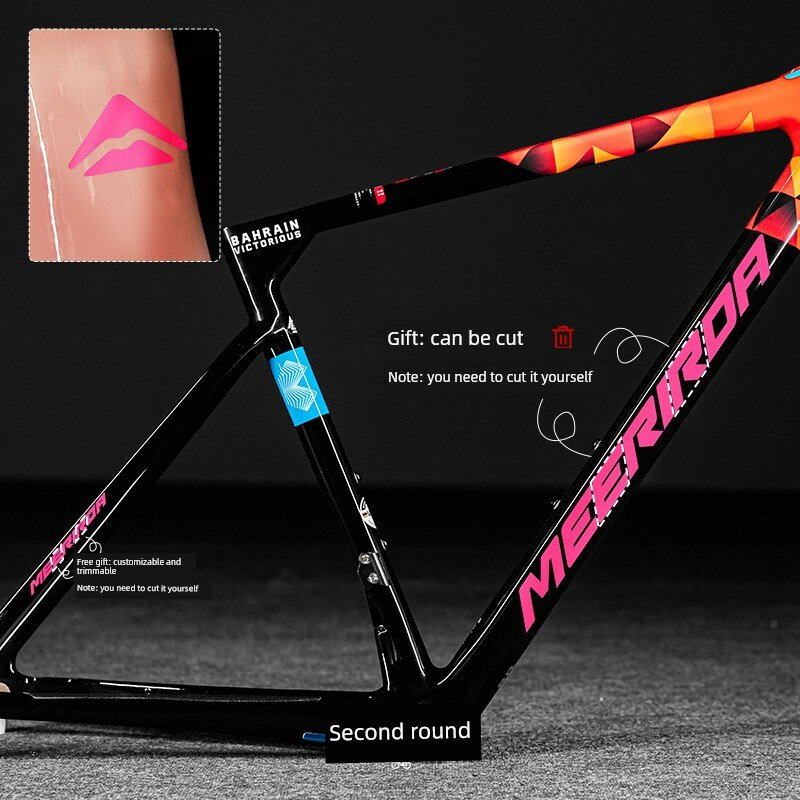 Наклейка для велосипеда Merida Tera 1000D Road Bike Down Tube и Head Tube, розовый