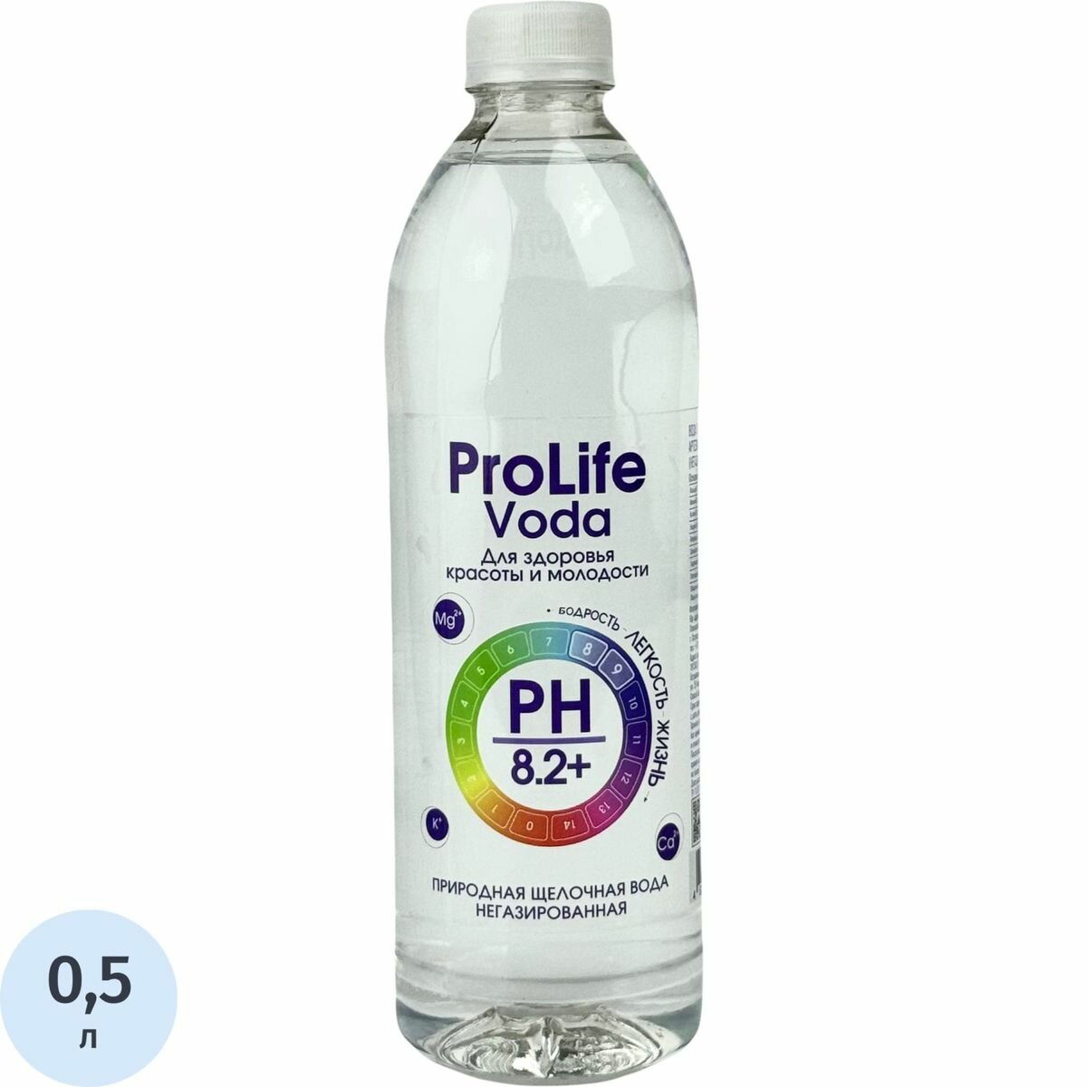 Вода минеральная негазированная ProLife Voda столовая, ПЭТ 0,5л (2422523), 12шт.