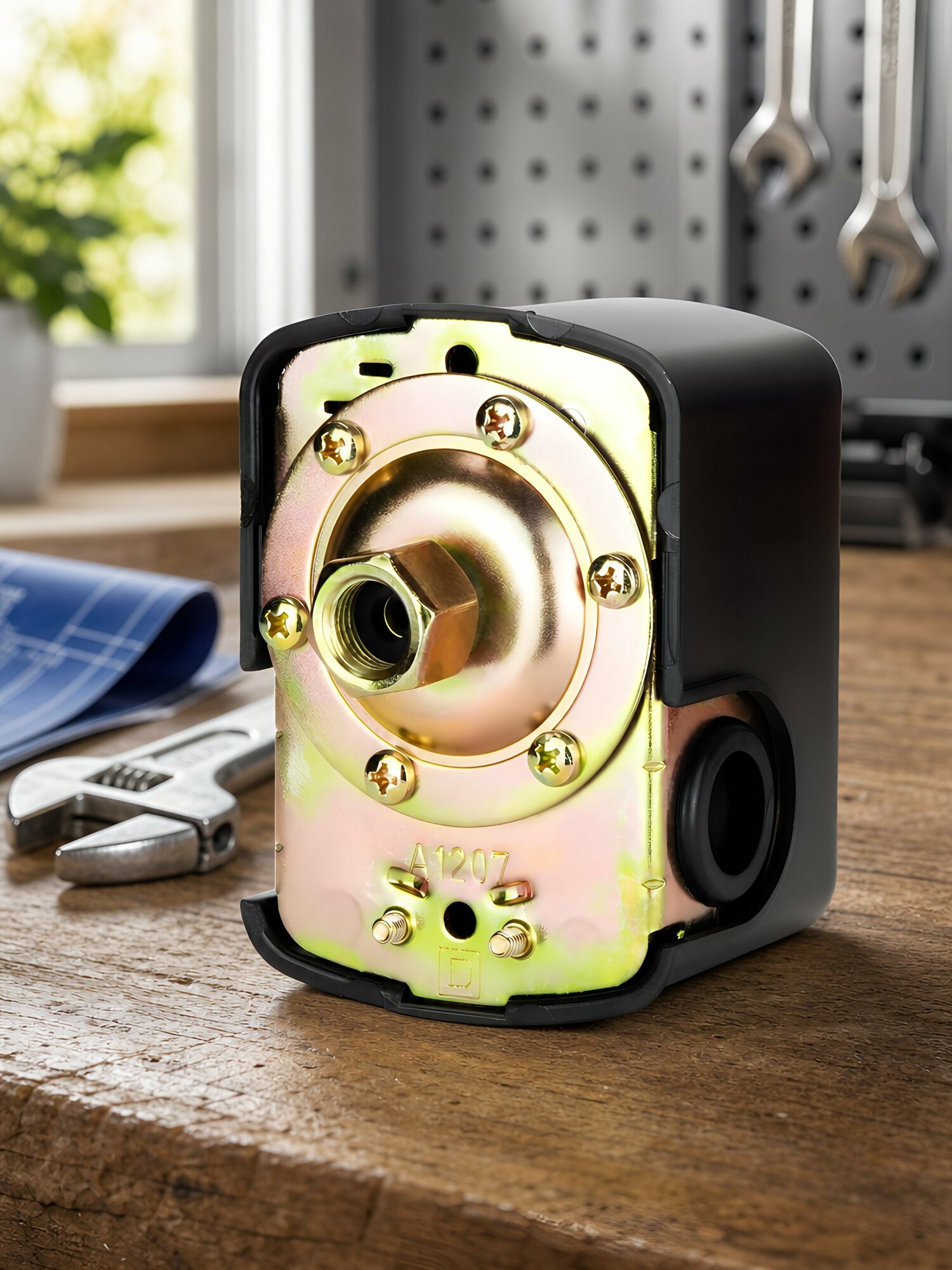 Реле давления для насоса Jemix XPS-2-2, 1/4 дюйма, 220В, 12А, наружная резьба, автоматика для водоснабжения