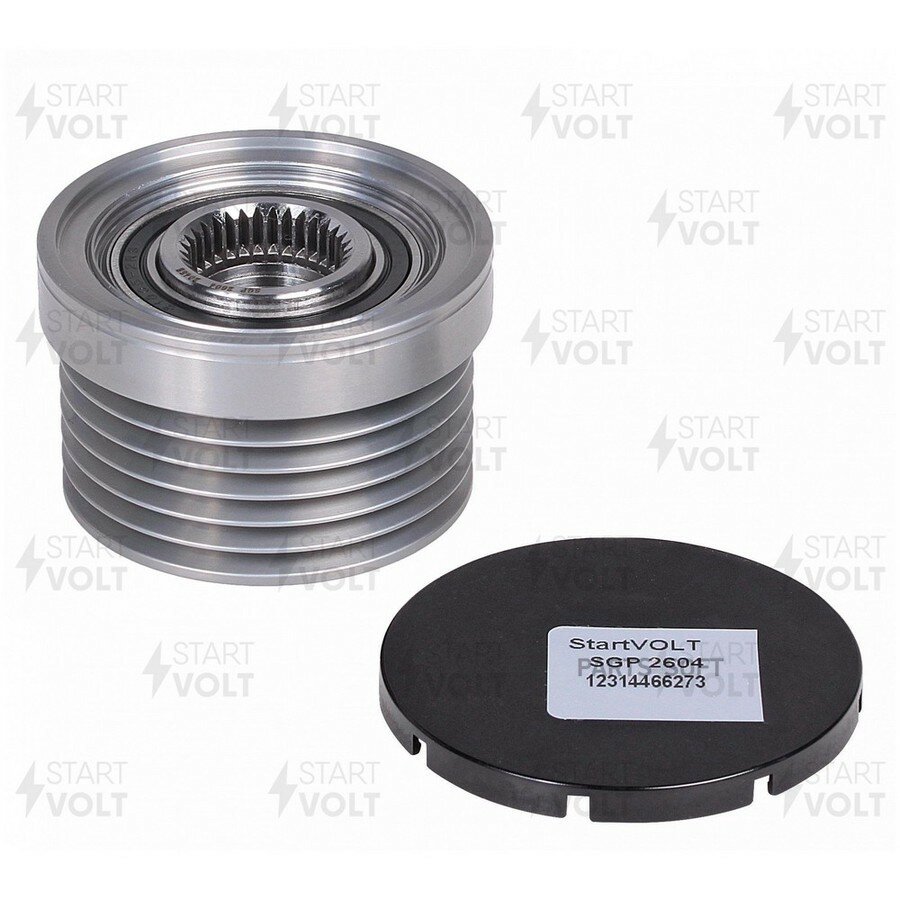 Шкив с обгонной муфтой генер. BMW 3 (E90) (04-)/5 (E60) (04-) 2.0i/2.5i/3.0i от официального дистрибьютора, STARTVOLT, артикул SGP2604