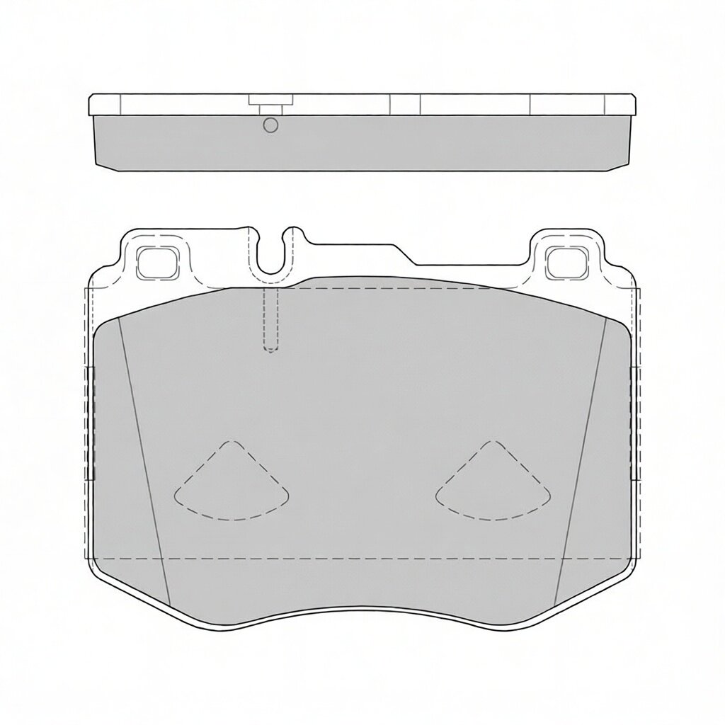 Колодки передние MERCEDES C W205, E W213 SP4003 Sangsin brake арт. SP4003