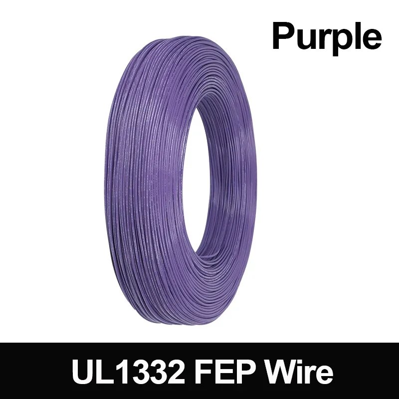 Purple UL1332 FEP провод 22AWG, 2 метра