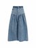 Юбка GANNI Patchwork denim skirt, размер 34