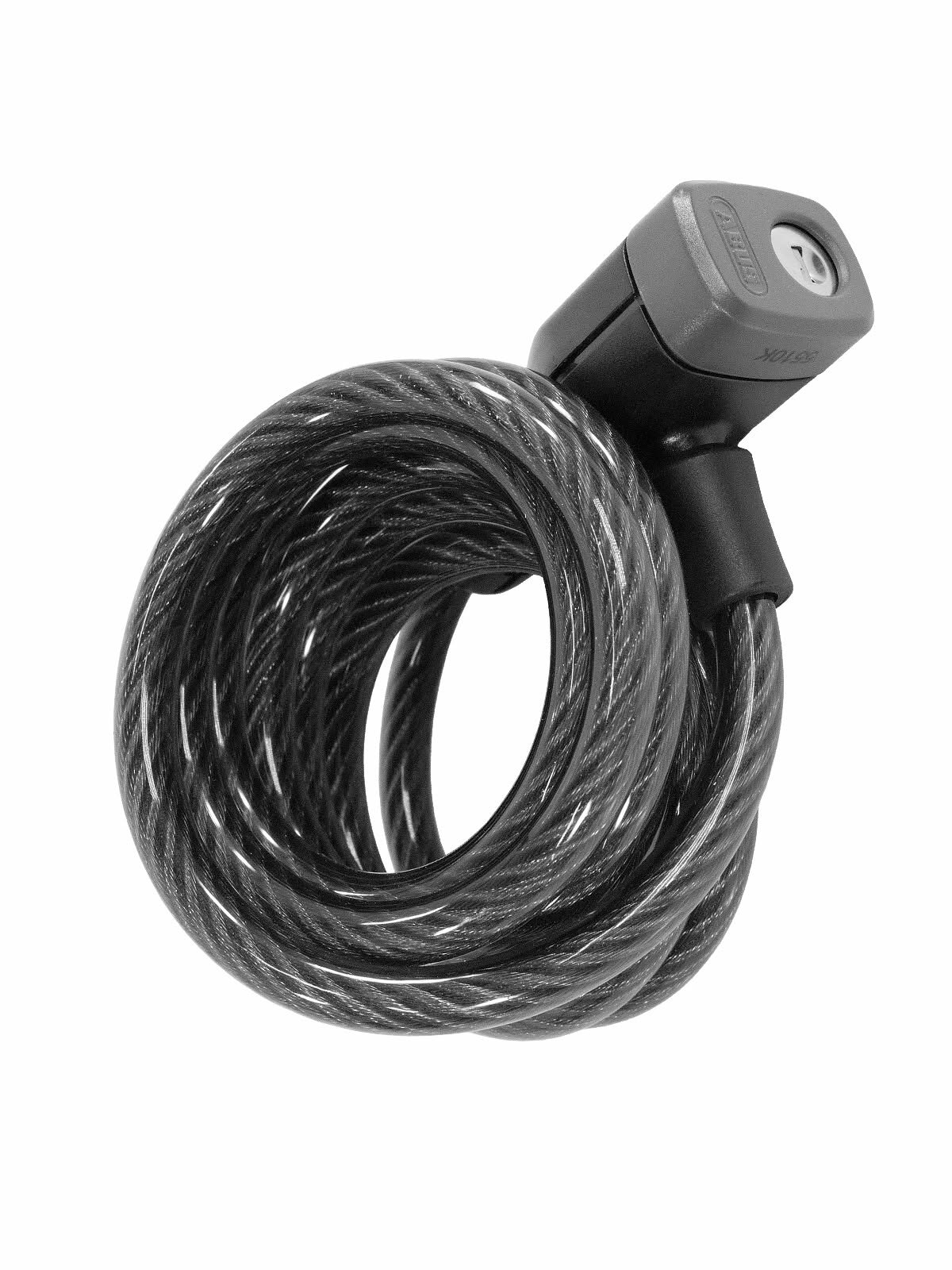 Замок вело ABUS Primo 5510K/180см, черный, трос на ключе, уровень защиты 3/15