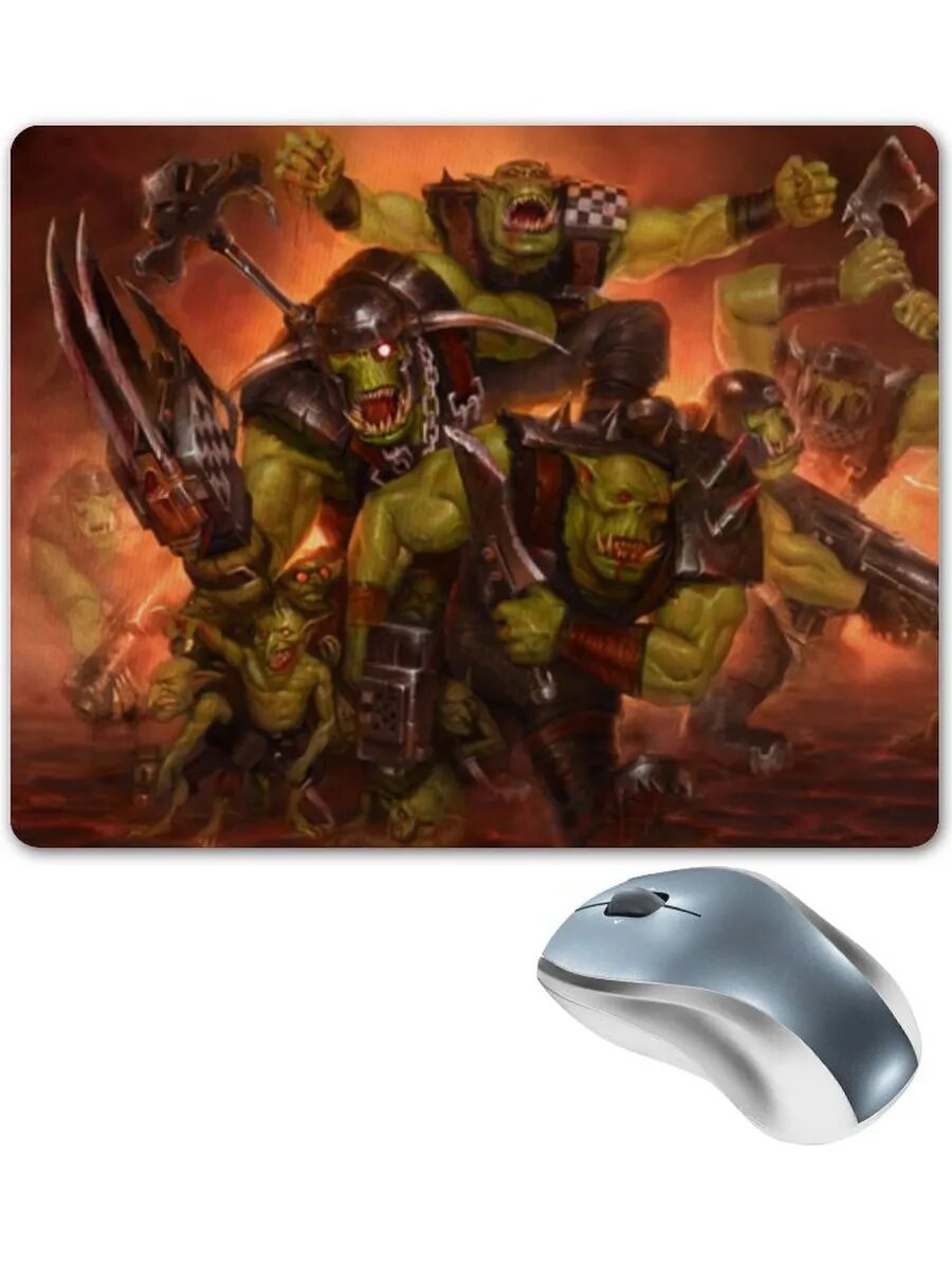 Коврик для мыши Орки (Warhammer k)