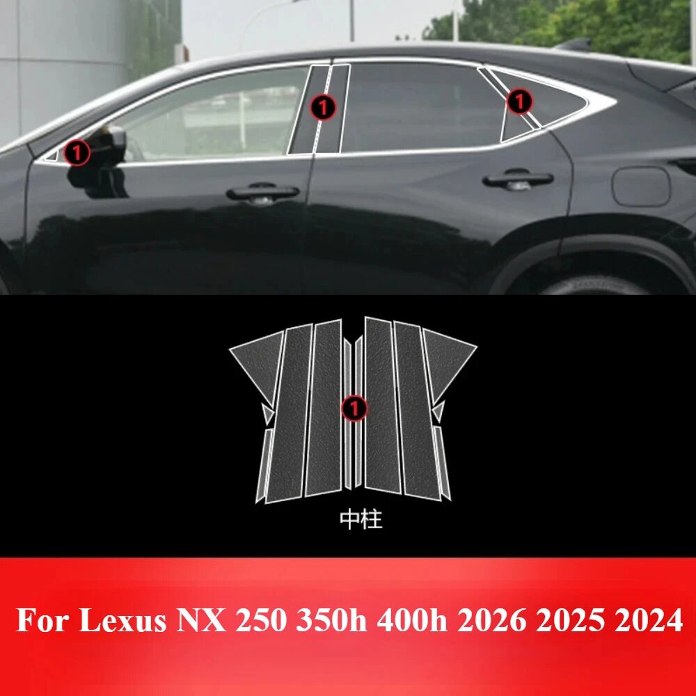 Защитная пленка PPF из прозрачного ТПУ для Lexus NX 250 350h 400h 2026 Style C, Left driver s side