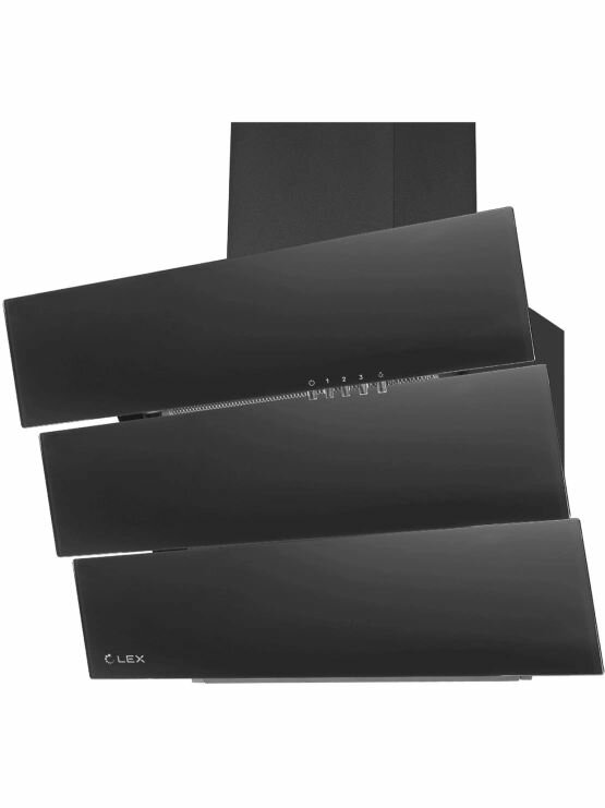 Вытяжка каминная LEX Rio G 600, черный, кнопочное управление chti000369