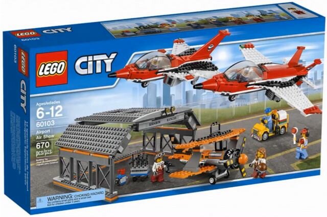 Конструктор LEGO City 60103 Airport Air Show (Авиашоу) 2016 год