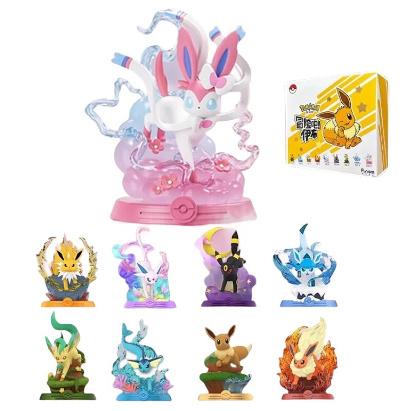 Коллекционные фигурки Pokemon Eevee 9 стилей FUNISM 9pcs Set