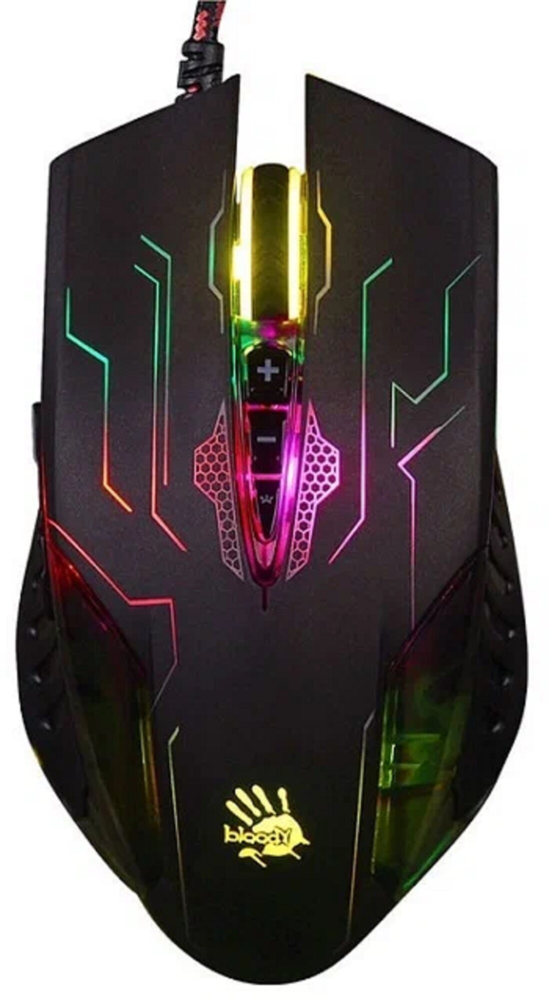 Игровая мышь A4Tech Bloody Q51, USB, 3200 DPI, 8 программируемых кнопок