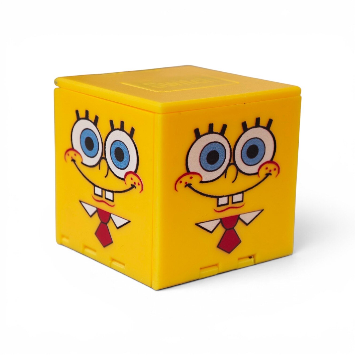 Кейс для хранения 16 игровых карт (NSW-038U) (SpongeBob), жёлтый