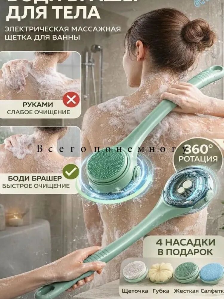 Know EasyxБоди брашер для тела с массажной щеткой стандартная модель базовой серии