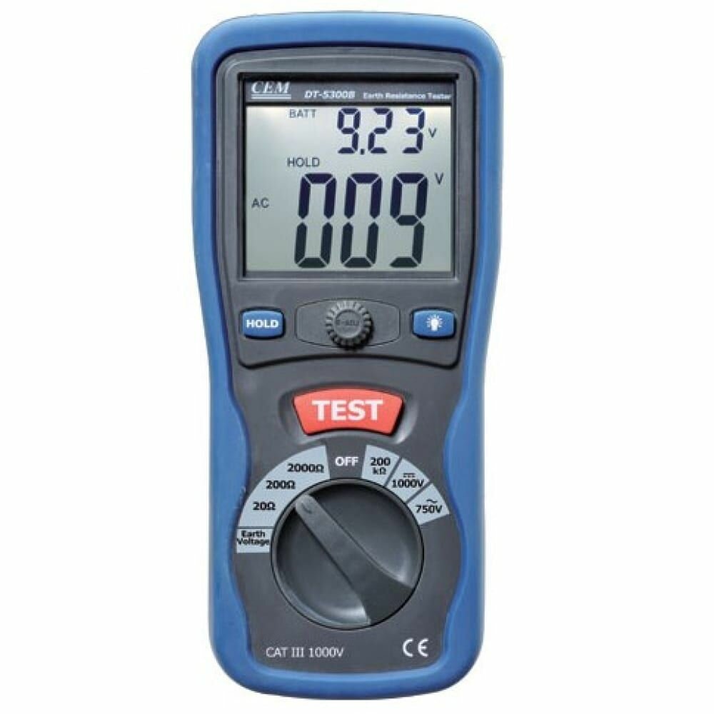 Измеритель сопротивления заземления СЕМ DT-5300B