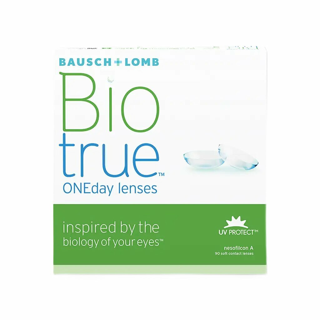 Контактные линзы Bausch+Lomb Biotrue ONEday / -3.25/8.6/14.2 / однодневные 90 шт