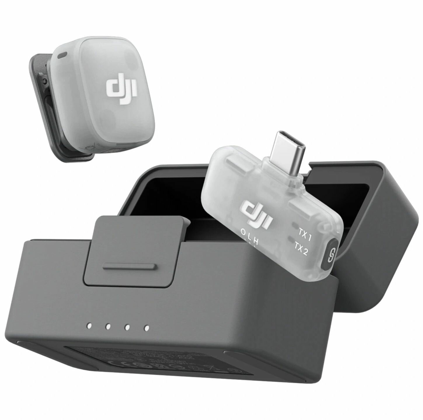 Беспроводной петличный микрофон DJI Mic Mini 2 (1 TX + 1 Mobile RX + Charging Case)