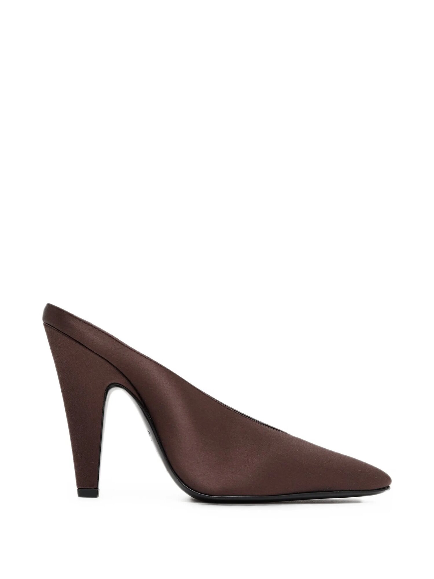 Мюли Satin cone-heel mules