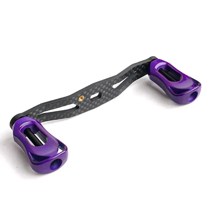Ручка для рыболовной катушки SeaSir из углеродного волокна 6 цветов Фиолетовый, Purple