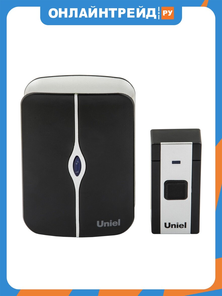 Звонок электронный Uniel UDB-093W-R1T1-36S-BL/WH 220В. 36 мелодий. ТМ