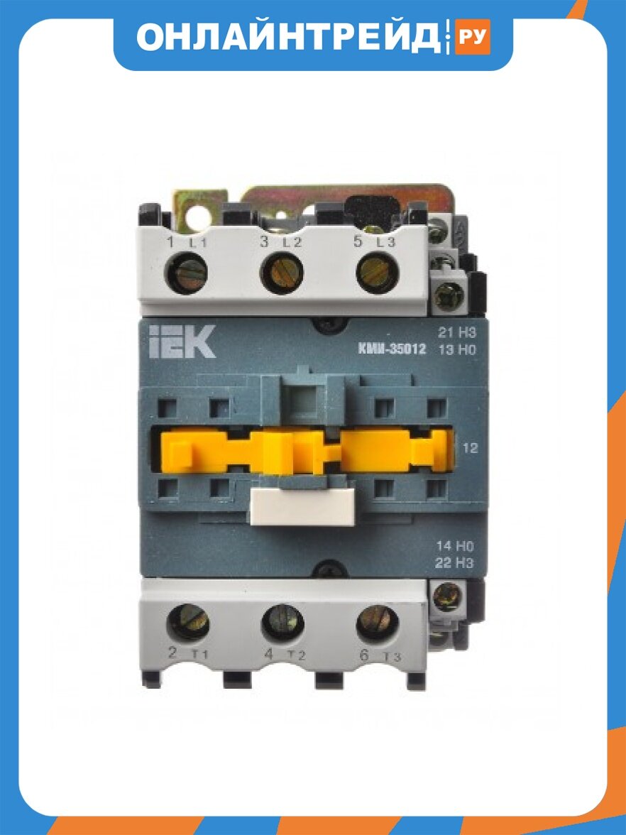 Контактор Iek КМИ-35012 50А 230В/АС3 1НО 1НЗ, KKM31-050-230-11