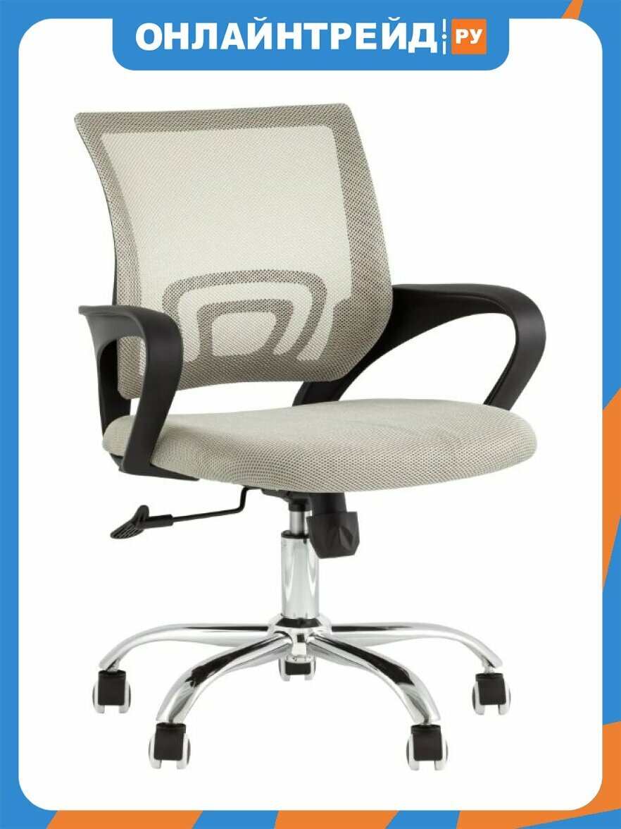 Кресло офисное Stool Group TopChairs Simple New, серый