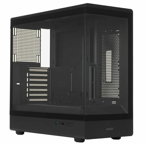 Компьютерный корпус Ginzzu GL 570 (GL 570) черный - Midi Tower, ATX, USB 2.0 Type-A, USB 3.2 Gen 1 Type-A, USB 3.2 Gen 1 Type-C