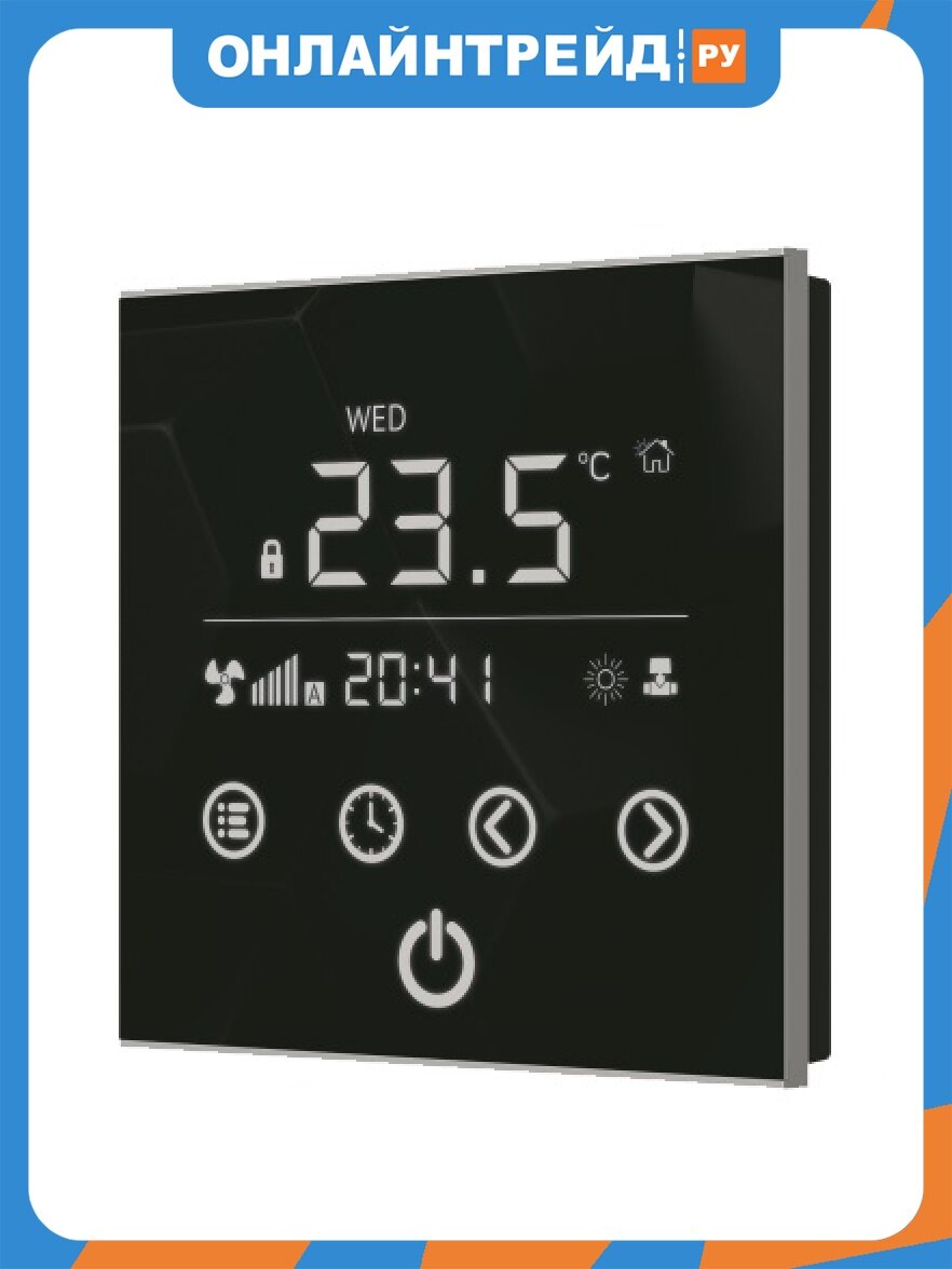 Терморегулятор Varmann Vartronic с сенсорным дисплеем, черный, 703201 (24В)