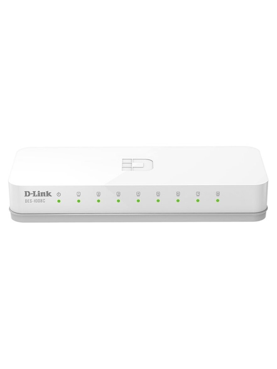 Коммутатор D-link Switch DES-1008C/B1A — фото 1