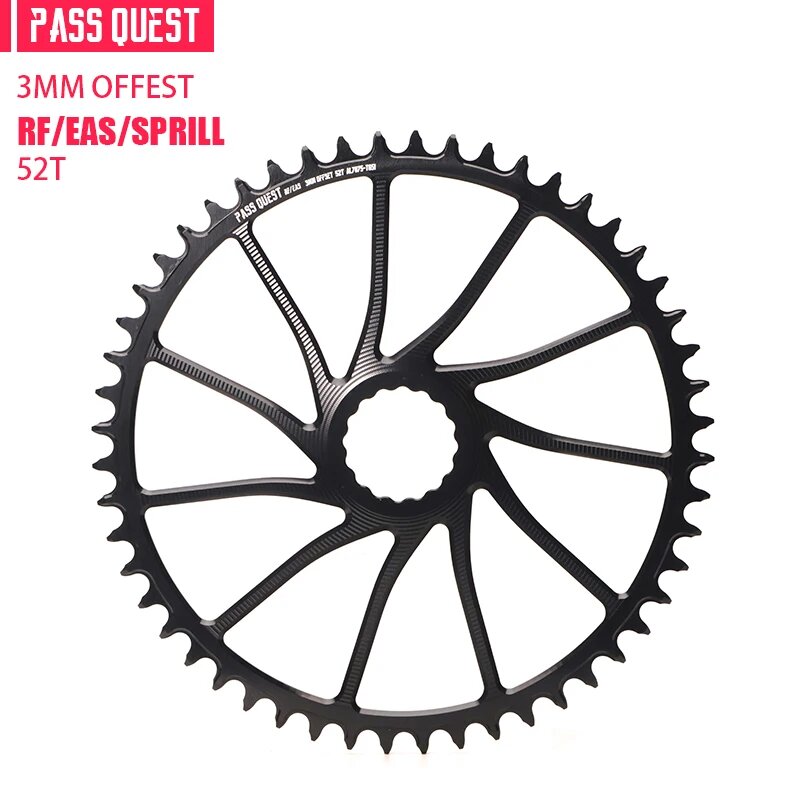 Звездочка Raceface Direct Mount Cinch 40T-54T черная