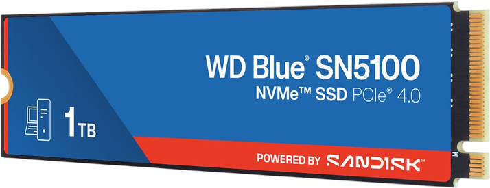 SSD Western Digital WD WDS100T5B0E 1 ТБ M.2 NVMe, оригинал, гарантия 1 год