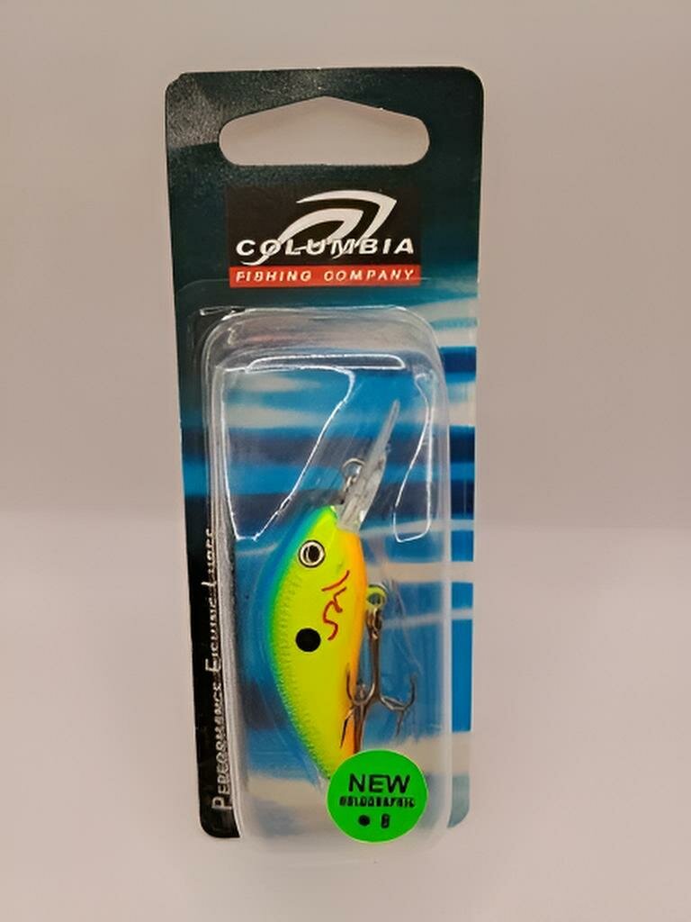 Воблер COLUMBIA fishing company: плавающий крэнк, 40мм, 3гр, заглубление 1,5-2м