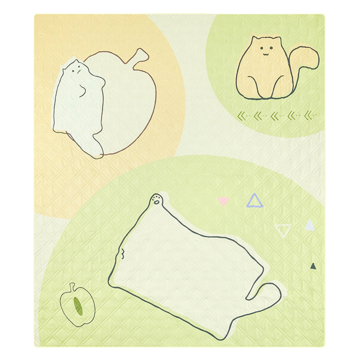 Коврик для пикника Naturehike Happy Ultrasonic Picnic Mat 170*200cm Cat Enjoy