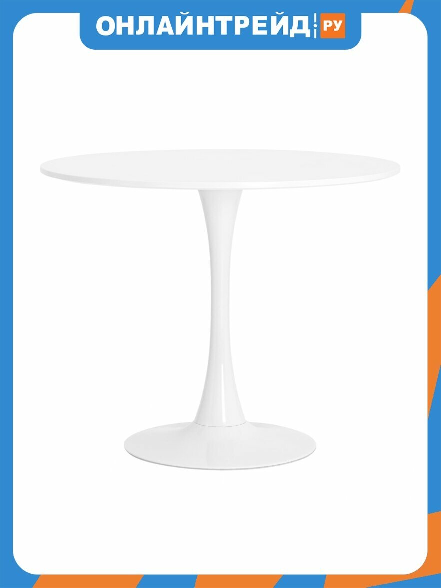 Стол обеденный Stool Group Tulip, 90х90, белый