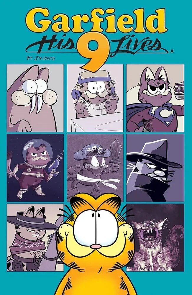 Гарфилд Цветной карикатура Garfield Vol. 1-9 English version