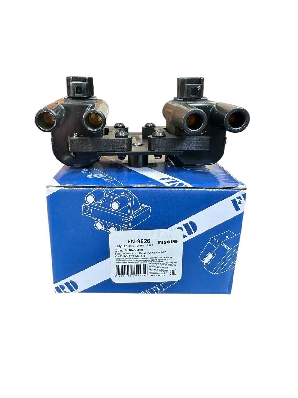 Катушки зажигания Finord FN9626 для Daewoo Nexia 16кл; Chevrolet Lacetti
