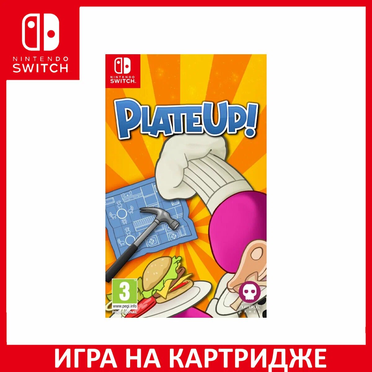 Игра PlateUp! (полностью на русском языке) для Nintendo Switch