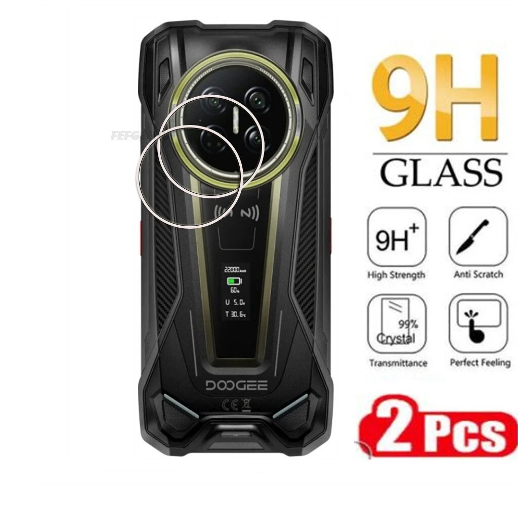 2 шт, 9H HD закаленное стекло для Doogee V Max 2 Pro 6,78 дюйма, DoogeeVMax2Pro VMax2Pro, защитная пленка для объектива камеры
