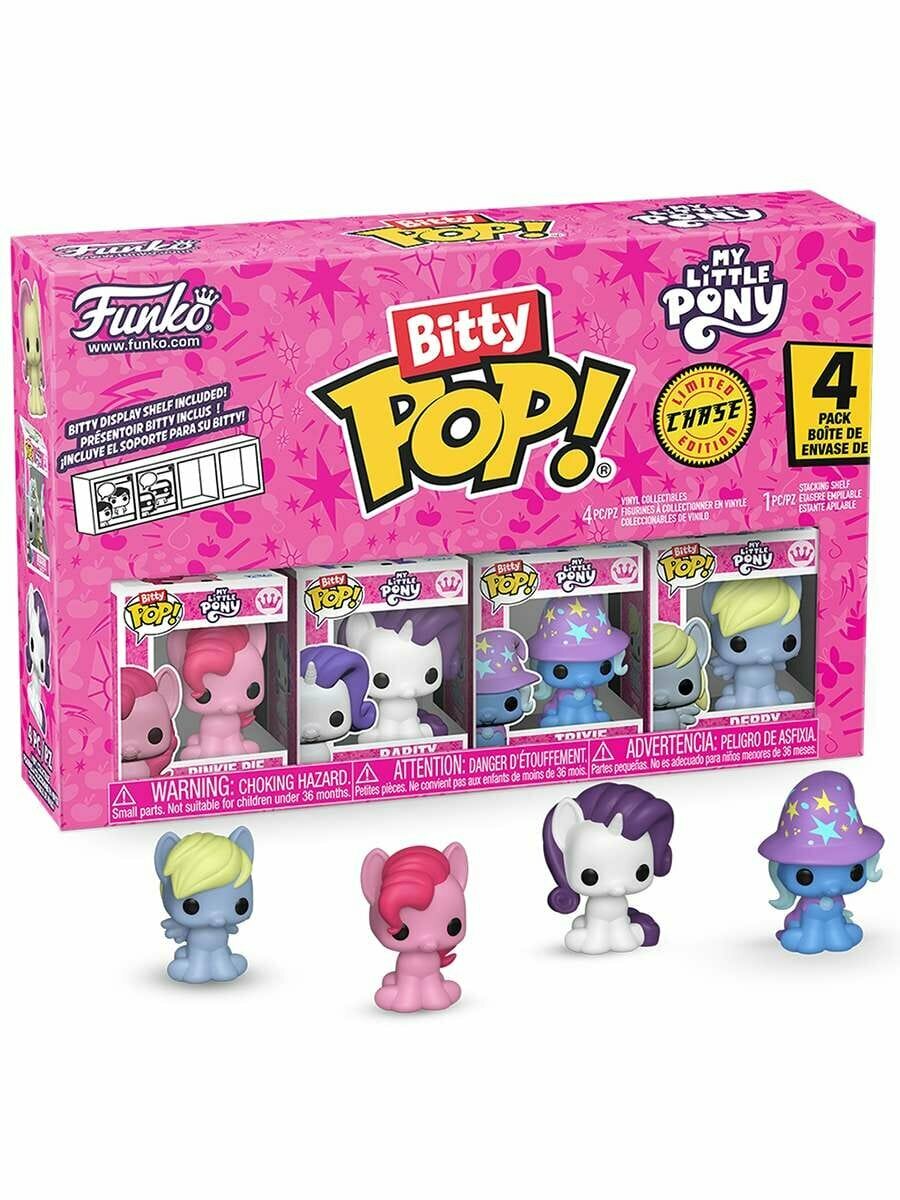 Набор Funko Bitty POP! My Little Pony Pinkie Pie+Rarity+Trixie+Derpy 4шт 89581