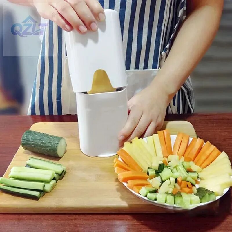 (Ручная) Картофелерезка / Машинка для резки картофеля фри из нержавеющей стали / Овощерезка