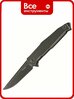 Нож Ruike черный P108-SB, складной с клипсой, лезвие из нержавеющей стали марки, идеален для походов и путешествий
