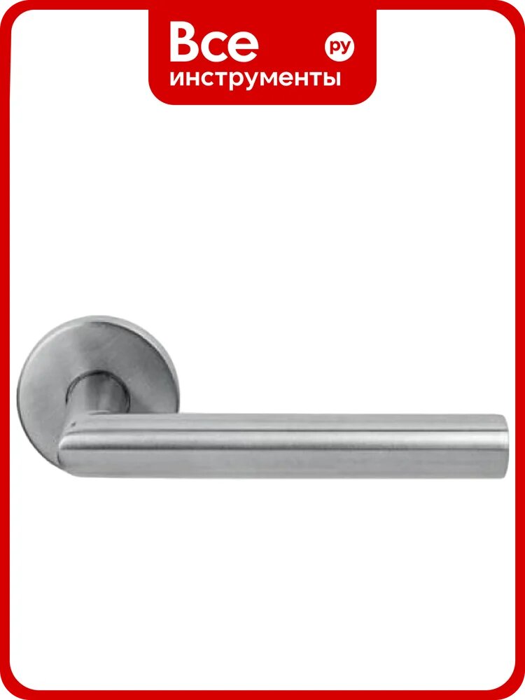 Раздельные ручки Apecs H-0204-Inox, нержавеющая сталь, стяжные винты гальваническое покрытие для межкомнатных дверей