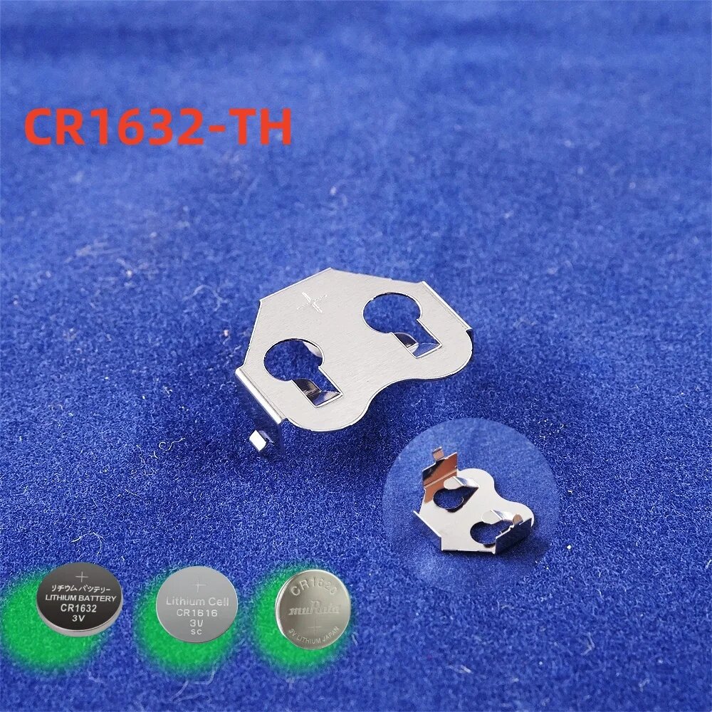 Держатель для батареек CR1612-CR1632 BK-869 10PCS, CR1632-TH