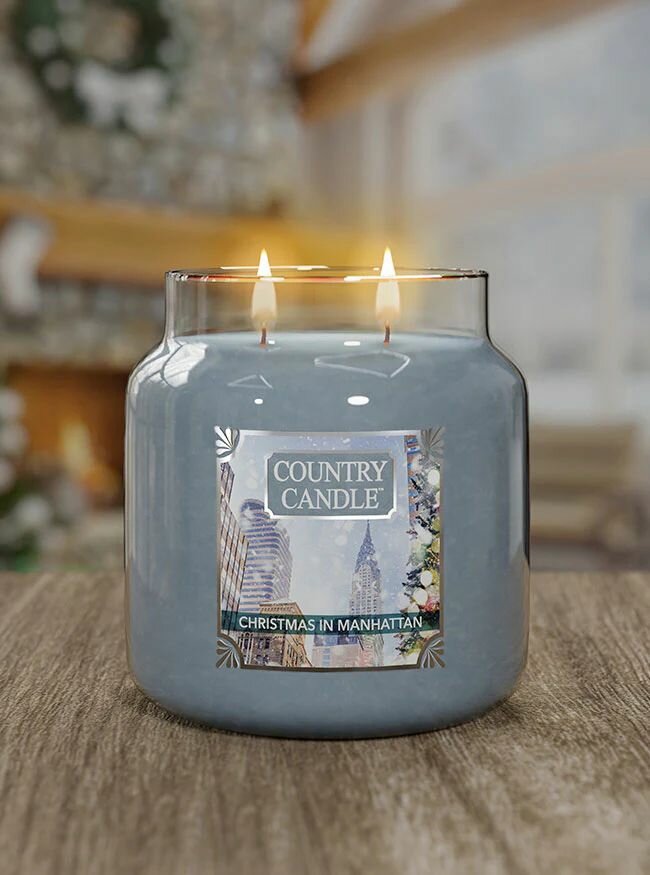 Kringle Candle свеча ароматическая Christmas in Manhattan ( 510 грамм)