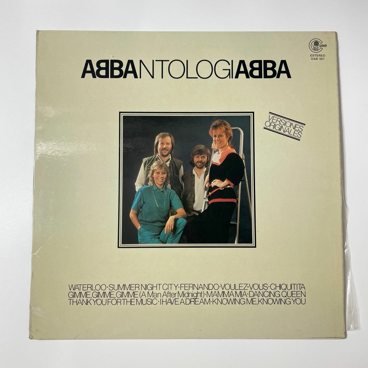 Винтажная виниловая пластинка LP Сборник ABBA абба Antologia (Испания 1982) Mamma Mia