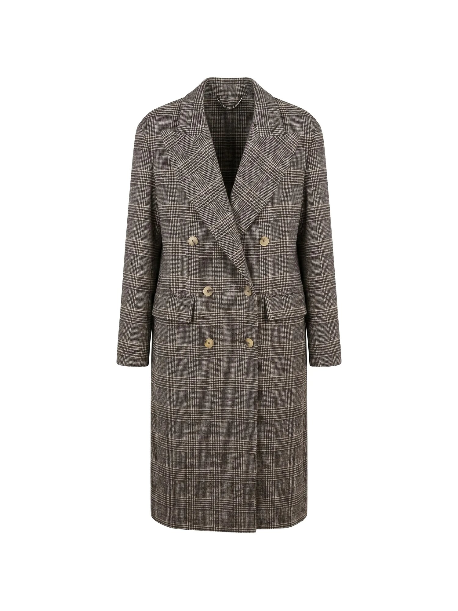 Пальто Checked double-breasted coat