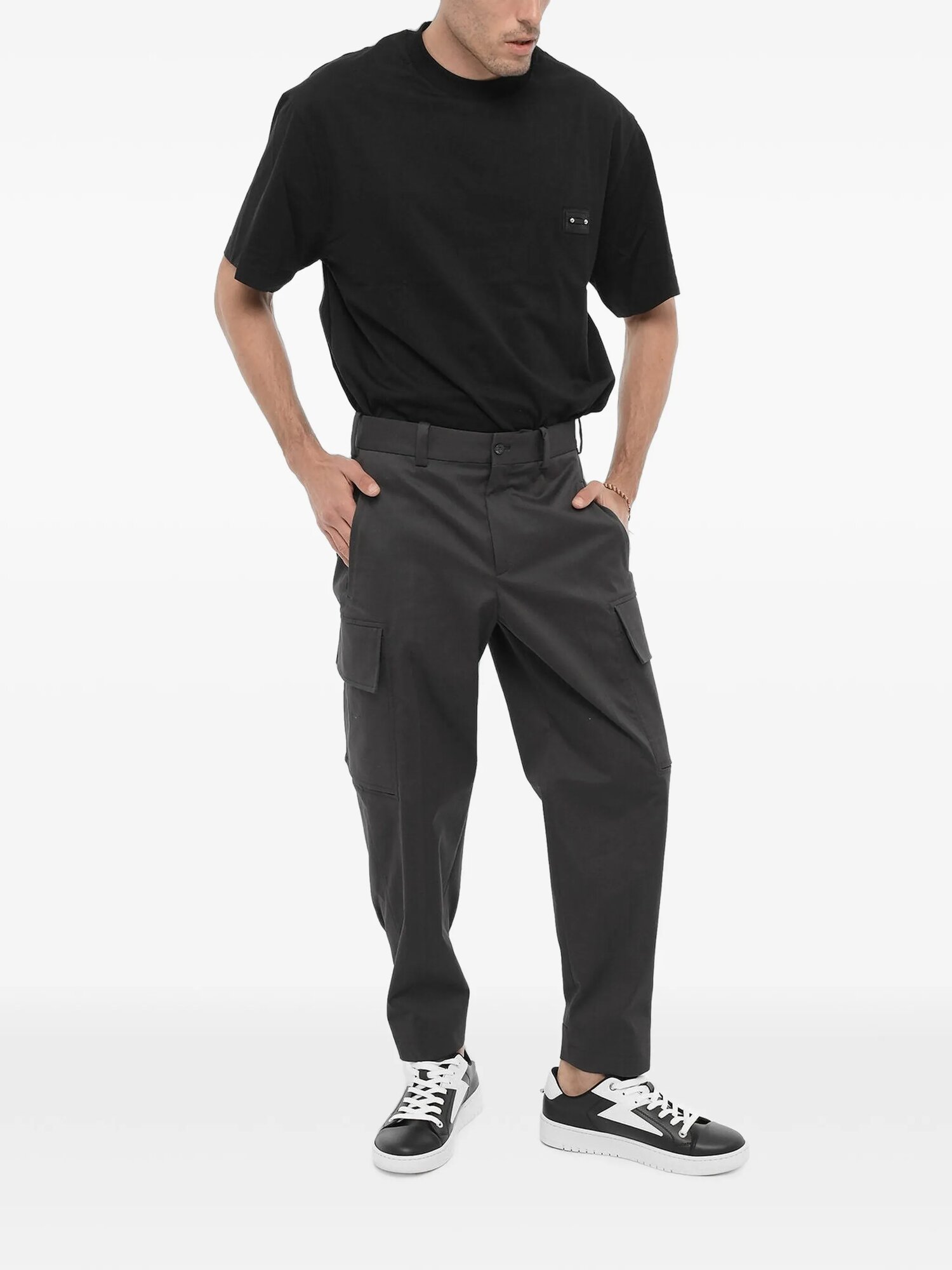 Брюки Neil Barrett Loose-fit cargo pants, размер 50 — фото 1