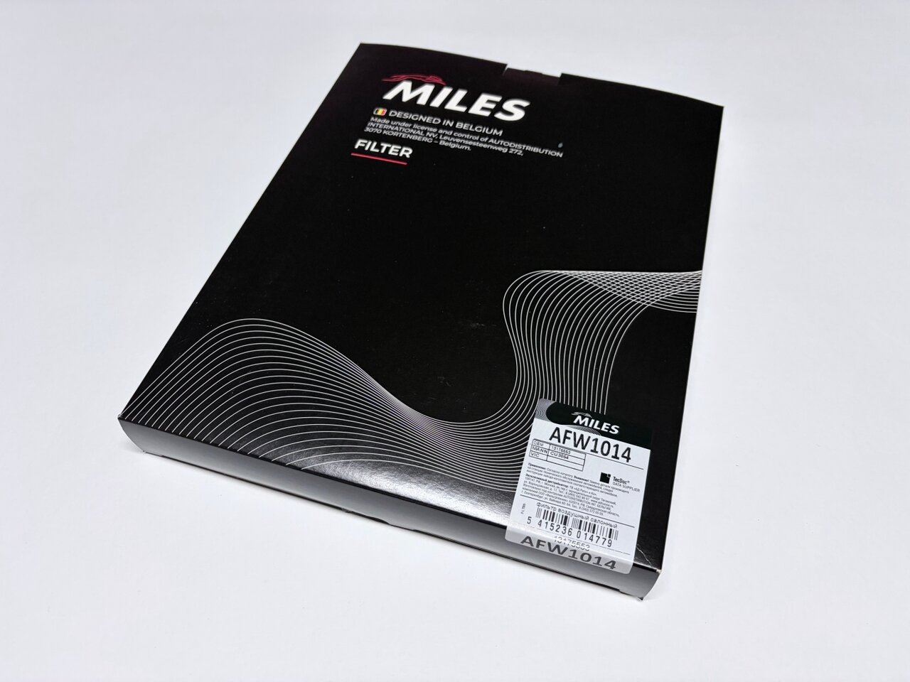 Салонный фильтр Miles AFW1014 для Opel Astra G/H, Opel Zafira A/B, Chevrolet Viva